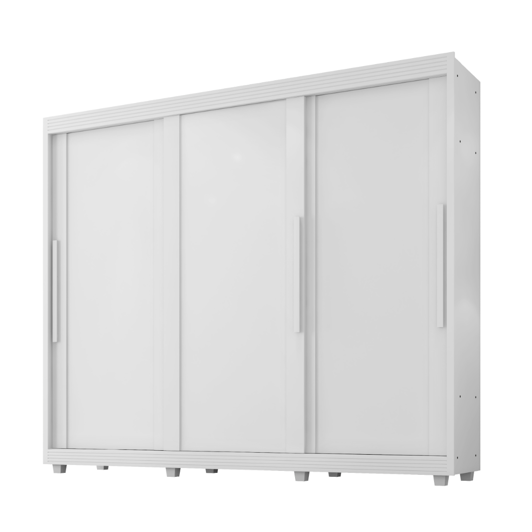 Guarda Roupa Milão - Branco - Loja Móveis Brasil